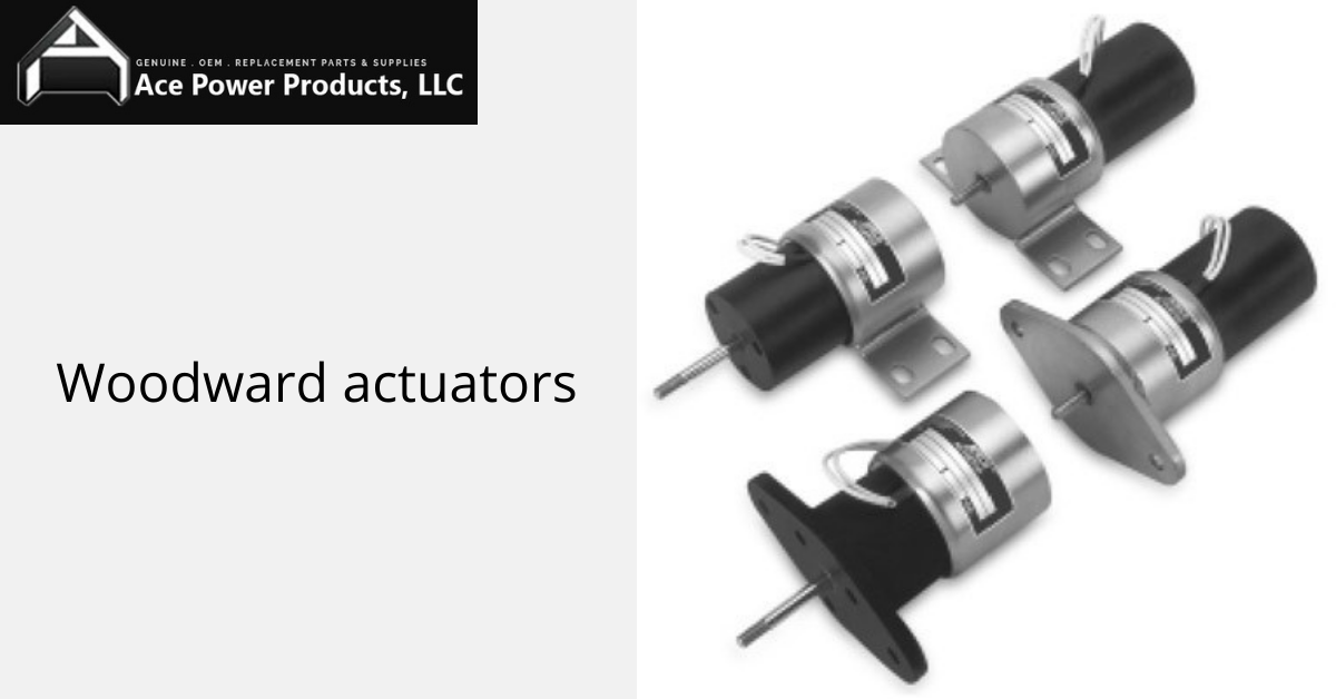 Woodward Industrial Engine Are High Performance Engines