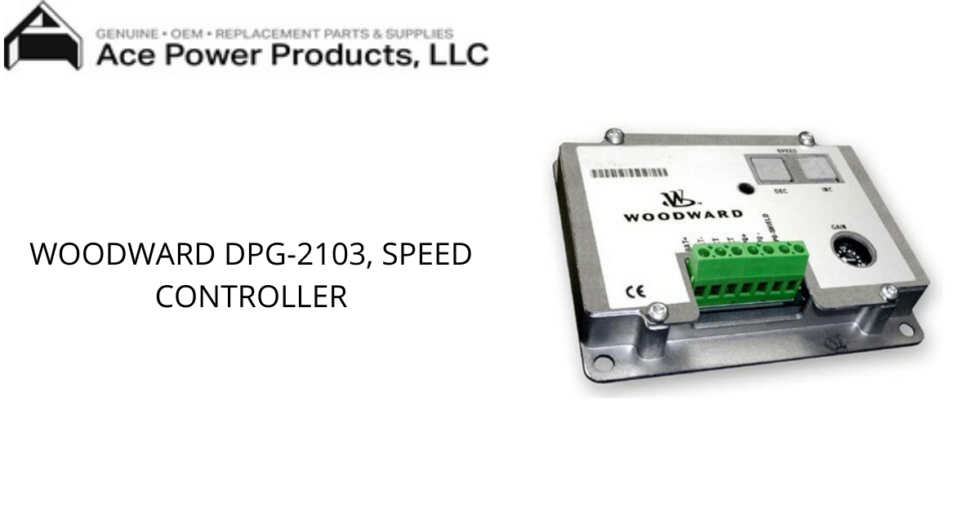 Learn All The Features Of Woodward Speed Control For Sale